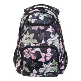 Roxy Damen Tagesrucksack "Shadow Swell"anthacite sunny floral swim, Polyester, Rucksäcke