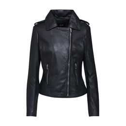 IBANA Lederjacke 'Bear blaze' Damen Gr&ouml;&szlig;e M/L schwarz