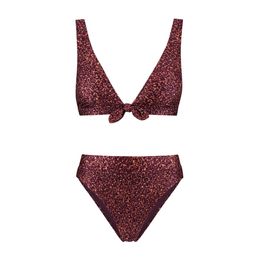 Shiwi Bikini 'Teddy' Damen Gr&ouml;&szlig;e XS mauve / brombeer / apricot