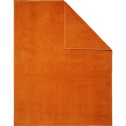 Biederlack unisex Wohndecke terrakotta, Größe 150x220 cm