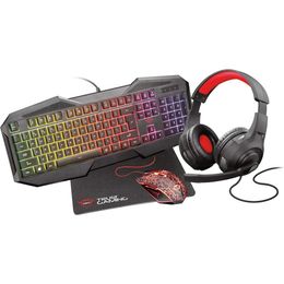 Tastatur QWERTY Spanisch mit Hintergrundbeleuchtung Trust Gaming GXT 1180RW