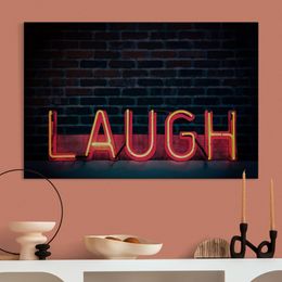Akustikbild Laugh - Neonsign