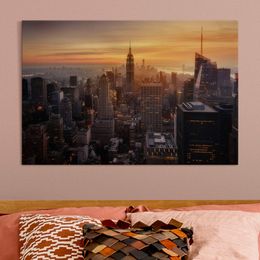 Akustikbild Manhattan Skyline Abendstimmung
