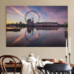 Akustikbild London Eye bei Sonnenaufgang