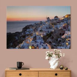 Akustikbild Santorini bei Nacht