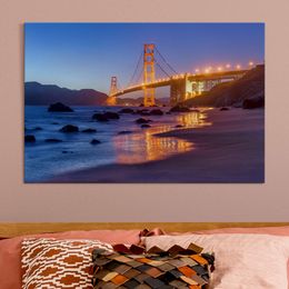 Akustikbild Golden Gate Bridge am Abend