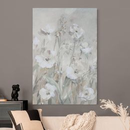 Akustikbild Wei&szlig;e sommerliche Blumen