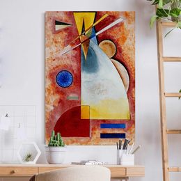 Bilderwelten Akustikbild originell rot Abstrakt Schallschutzbild - Wassily Kandinsky - Ineinander - Wandbild Wohnzimmer Schlafzimmer