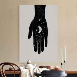 Akustikbild Hand mit Mond