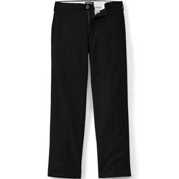 LANDS' END CLASSIC COMFORT. B&uuml;gelleichte Chino f&uuml;r Herren, Herren, size: regular, Schwarz, Baumwolle, by Lands' End