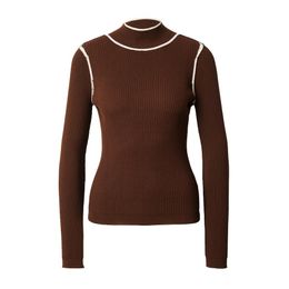 Topshop Pullover Damen Gr&ouml;&szlig;e L schoko / wei&szlig;