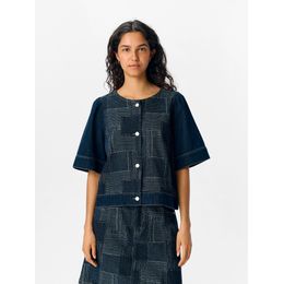 Object Jacke 'OBJWARA' Damen Gr&ouml;&szlig;e XS blue denim