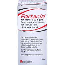Fortacin 150 mg/ml + 50 mg/ml Spray z.Anw.a.Haut 5 ml