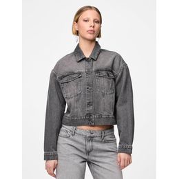 Pieces Jacke 'Nynne' Damen Gr&ouml;&szlig;e M grey denim