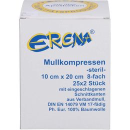 Erena Mullkompr.10x20 cm steril 8fach 50 St