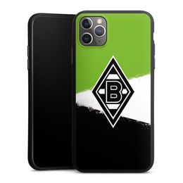 DeinDesign iPhone 11 Pro Max Handy Premium Silikon H&uuml;lle Handyh&uuml;lle schwarz Case Bmg Official Licensed Product Borussia M&ouml;nchengladbach Silikon Premium Case