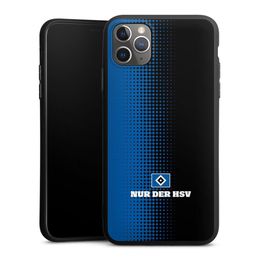 DeinDesign iPhone 11 Pro Max Handy Premium Silikon H&uuml;lle Handyh&uuml;lle schwarz Case Logo Official Licensed Product Hsv Silikon Premium Case