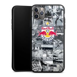 DeinDesign iPhone 11 Pro Max Handy Premium Silikon H&uuml;lle Handyh&uuml;lle schwarz Case Red Bull Fc Red Bull Salzburg Salzburg Silikon Premium Case