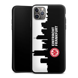 DeinDesign iPhone 11 Pro Max Handy Premium Silikon H&uuml;lle Handyh&uuml;lle schwarz Case Official Licensed Product Sge Eintracht Frankfurt Silikon Premium Case