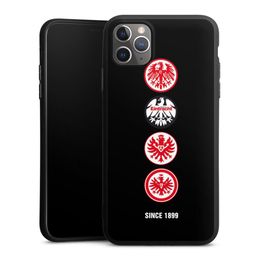 DeinDesign iPhone 11 Pro Max Handy Premium Silikon H&uuml;lle Handyh&uuml;lle schwarz Case Sge Soccer Eintracht Frankfurt Silikon Premium Case