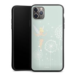 DeinDesign iPhone 11 Pro Max Handy Premium Silikon H&uuml;lle Handyh&uuml;lle schwarz Case Dandelion Disney Tinkerbells Silikon Premium Case