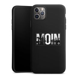 DeinDesign iPhone 11 Pro Max Handy Premium Silikon H&uuml;lle Handyh&uuml;lle schwarz Case Official Licensed Product Hamburger Sv Hsv Silikon Premium Case