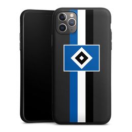 DeinDesign iPhone 11 Pro Max Handy Premium Silikon H&uuml;lle Handyh&uuml;lle schwarz Case Hamburger Sv Transparent Hsv Silikon Premium Case