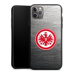 DeinDesign iPhone 11 Pro Max Handy Premium Silikon H&uuml;lle Handyh&uuml;lle schwarz Case Sge Eintracht Frankfurt Logo Silikon Premium Case