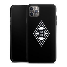 DeinDesign iPhone 11 Pro Max Handy Premium Silikon H&uuml;lle Handyh&uuml;lle schwarz Case Coat Of Arms Gladbach Borussia M&ouml;nchengladbach Silikon Premium Case