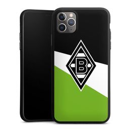 DeinDesign iPhone 11 Pro Max Handy Premium Silikon H&uuml;lle Handyh&uuml;lle schwarz Case Official Licensed Product Borussia M&ouml;nchengladbach Gladbach Silikon Premium Case
