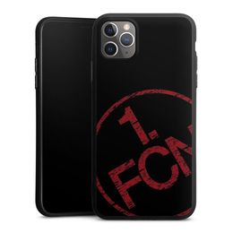 DeinDesign iPhone 11 Pro Max Handy Premium Silikon H&uuml;lle Handyh&uuml;lle schwarz Case 1. Fcn Merchandise Texture Silikon Premium Case
