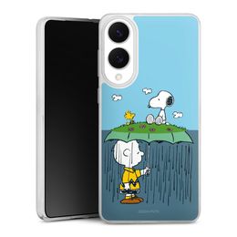 DeinDesign Galaxy S25 Edge Handy Silikon H&uuml;lle Case transparent Handyh&uuml;lle Peanuts Children Snoopy Silikon Case