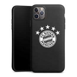 DeinDesign iPhone 11 Pro Max Handy Premium Silikon H&uuml;lle Handyh&uuml;lle schwarz Case Transparent Fcb Fc Bayern M&uuml;nchen Silikon Premium Case