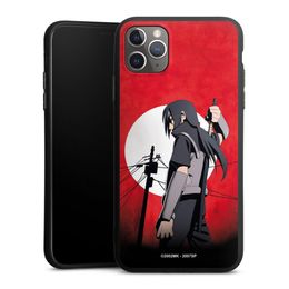 DeinDesign iPhone 11 Pro Max Handy Premium Silikon H&uuml;lle Handyh&uuml;lle schwarz Case Manga Naruto Shippuden Anime Silikon Premium Case