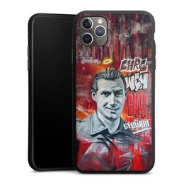 DeinDesign iPhone 11 Pro Max Handy Premium Silikon H&uuml;lle Handyh&uuml;lle schwarz Case 1. Fck 1. Fc Kaiserslautern Fritz Walter Silikon Premium Case
