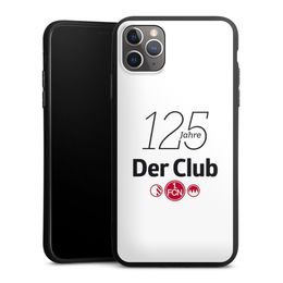 DeinDesign iPhone 11 Pro Max Handy Premium Silikon H&uuml;lle Handyh&uuml;lle schwarz Case 1. Fcn 1. Fc N&uuml;rnberg 125 Jahre Silikon Premium Case