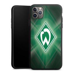 DeinDesign iPhone 11 Pro Max Handy Premium Silikon H&uuml;lle Handyh&uuml;lle schwarz Case Coat Of Arms Official Licensed Product Sv Werder Bremen Silikon Premium Case