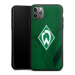 DeinDesign iPhone 11 Pro Max Handy Premium Silikon H&uuml;lle Handyh&uuml;lle schwarz Case Sv Werder Bremen Coat Of Arms Official Licensed Product Silikon Premium Case