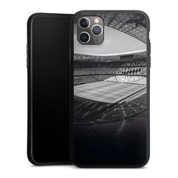 DeinDesign iPhone 11 Pro Max Handy Premium Silikon H&uuml;lle Handyh&uuml;lle schwarz Case Stadium Fcb Fc Bayern M&uuml;nchen Silikon Premium Case