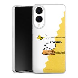 DeinDesign Galaxy S25 Edge Handy Silikon H&uuml;lle Case transparent Handyh&uuml;lle Snoopy Peanuts Children Silikon Case