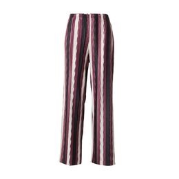 Topshop Hose Damen Größe 38/40 burgunder / schwarz / weiß