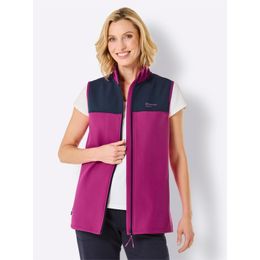 Catamaran Sports Damen Softshellweste mit Fleece-Innenseite, magenta-marine, Gr&ouml;&szlig;e 38