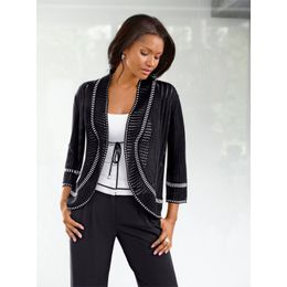 Ajourstrickjacke