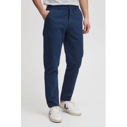 Stoffhose Blend "BHWoven", Herren, Gr. 36, Länge 32, marineblaus, Web, 100% Baumwolle, unifarben, regular fit lang, Hosen Stoffhose, Stilvolle Hose mit Taschen