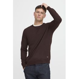 Longpullover Blend "BHBruton", Damen, Gr. M, winetasting, 100% Polyester, meliert, regular fit normal, Rundhals, eingesetzt, Pullover Longpullover, Stilvoller melierter Strickpullover