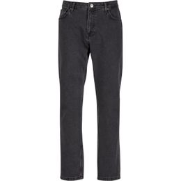 Bequeme Jeans DEF "DEF DEF Sky Slim Fit Jeans", Herren, Gr. 30, Normalgrößen, grau washed, 100% Baumwolle, unifarben, Jeans