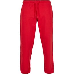 Stoffhose Urban Classics "Urban Classics Herren Basic Sweatpants 2.0", Herren, Gr. S, US-Gr&ouml;&szlig;en, cityrot, 80% Baumwolle, 20% Polyester, unifarben, loose fit, Hosen Stoffhose