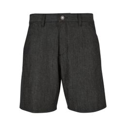 Shorts Urban Classics "Urban Classics Herren Denim Bermuda Shorts", Herren, Gr. 30, Normalgr&ouml;&szlig;en, jet schwarz, 100% Baumwolle, unifarben, relaxed fit, Hosen Shorts