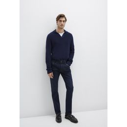 R&ouml;hrenjeans Mavi "JAKE", Herren, Gr. 32, L&auml;nge 32, schwarz indigo comfort, 99% Baumwolle, 1% Elasthan, normal normal, Jeans, Slim Skinny Jeans