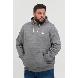Hoodie Blend "BHHenner Big & Tall", Herren, Gr. 5XL, pewter mix, Sweatware, 60% Baumwolle, 40% Polyester, meliert, regular fit normal, ohne Ausschnitt, Rippbündchen, Sweatshirts Hoodie, Blend Big & Tall Sweat Hoodie »Henner« bis 6XL